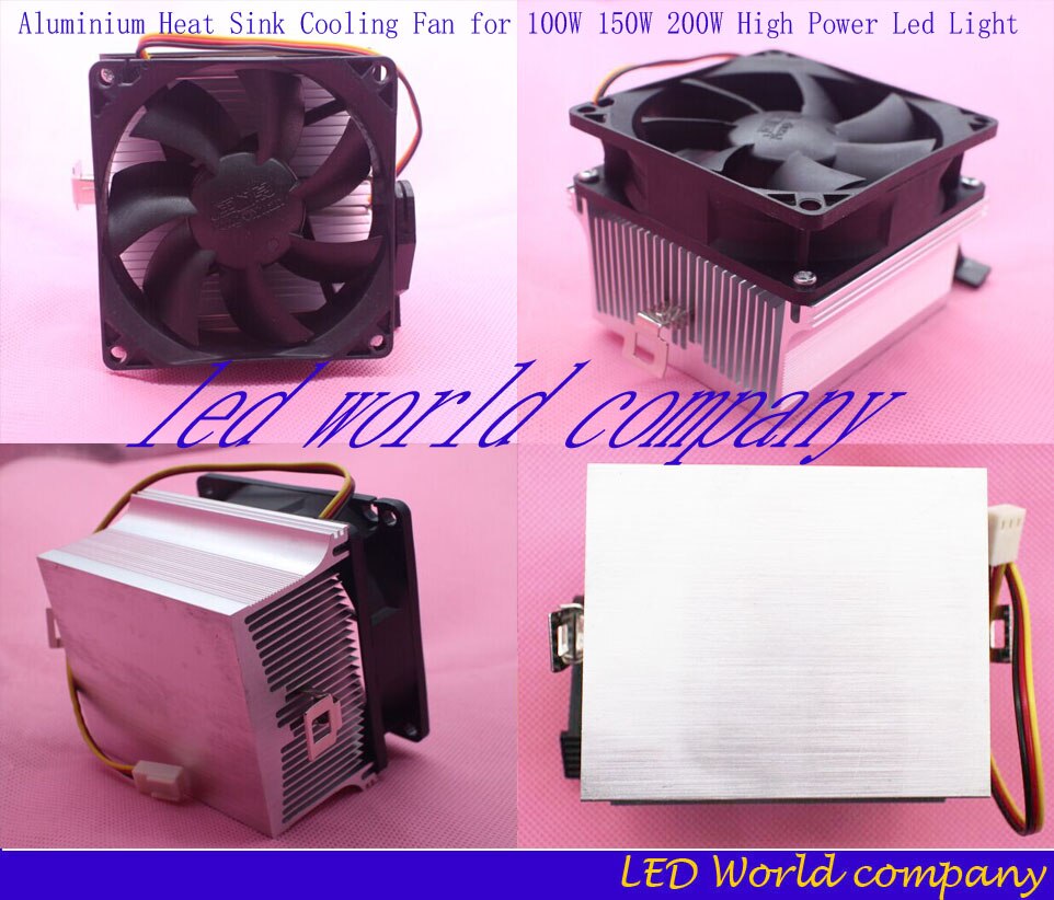Aluminium Heat Sink Cooling Fan for 100W 150W 200W... – Vicedeal