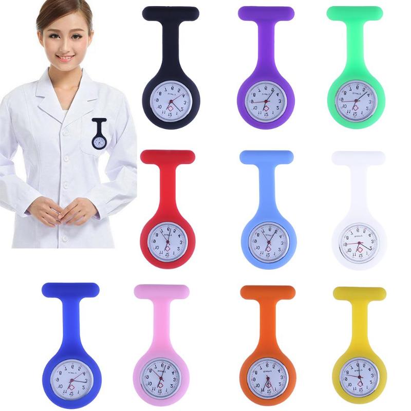 Multi Color Doctors Nurses Fob Watch Silicone Band... – Grandado