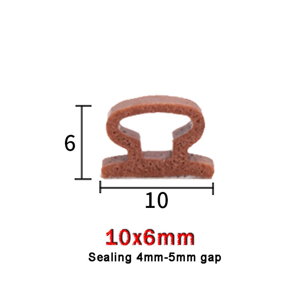 1m Silicone Self-adhesive Door Bottom Sealing Stri... – Grandado