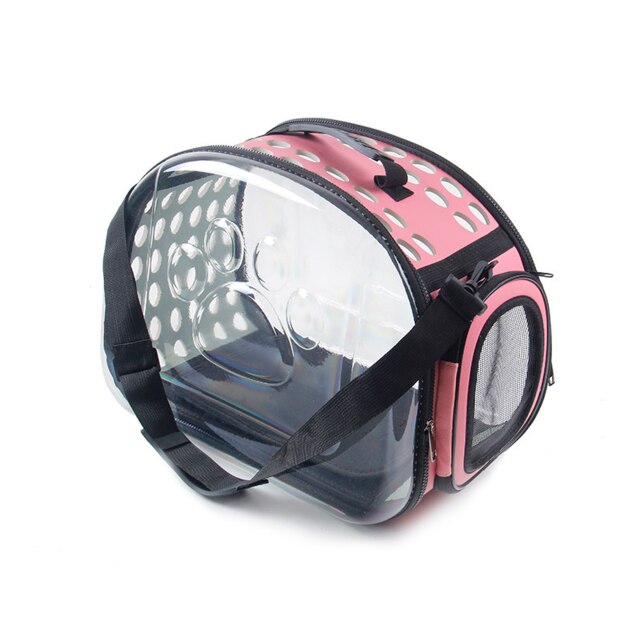Transparent pet bag Cat Folding Cage Collapsible C... – Grandado