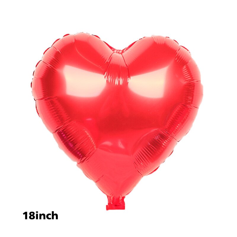 Red White Double Bear Hug Heart Aluminum Film Ball... – Grandado