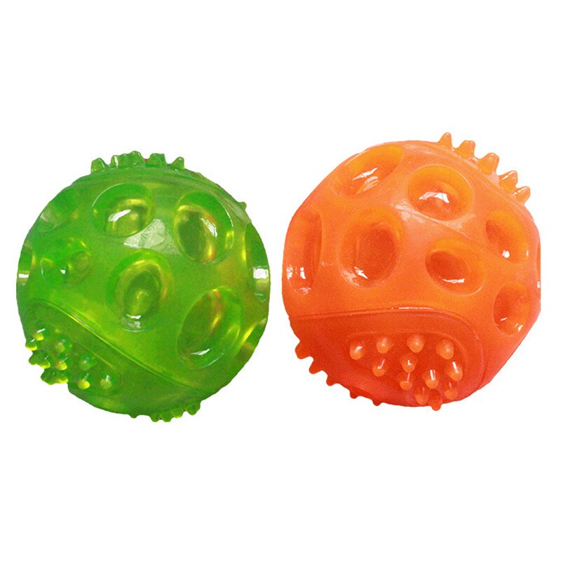 Dog Toy Green Ball Toys Squeaking Interactive Pupp... – Grandado