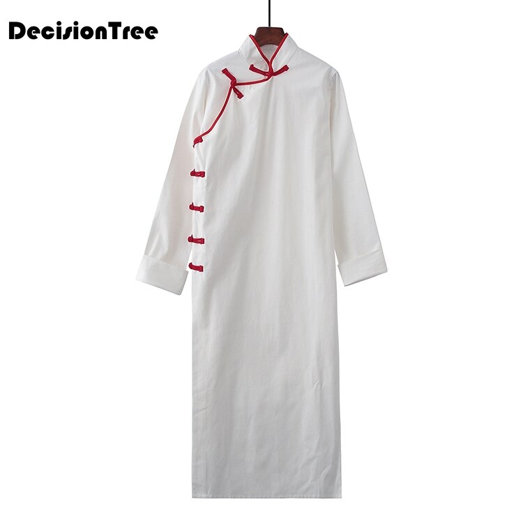 chinese men silk robe novelty traditional embroide... – Vicedeal