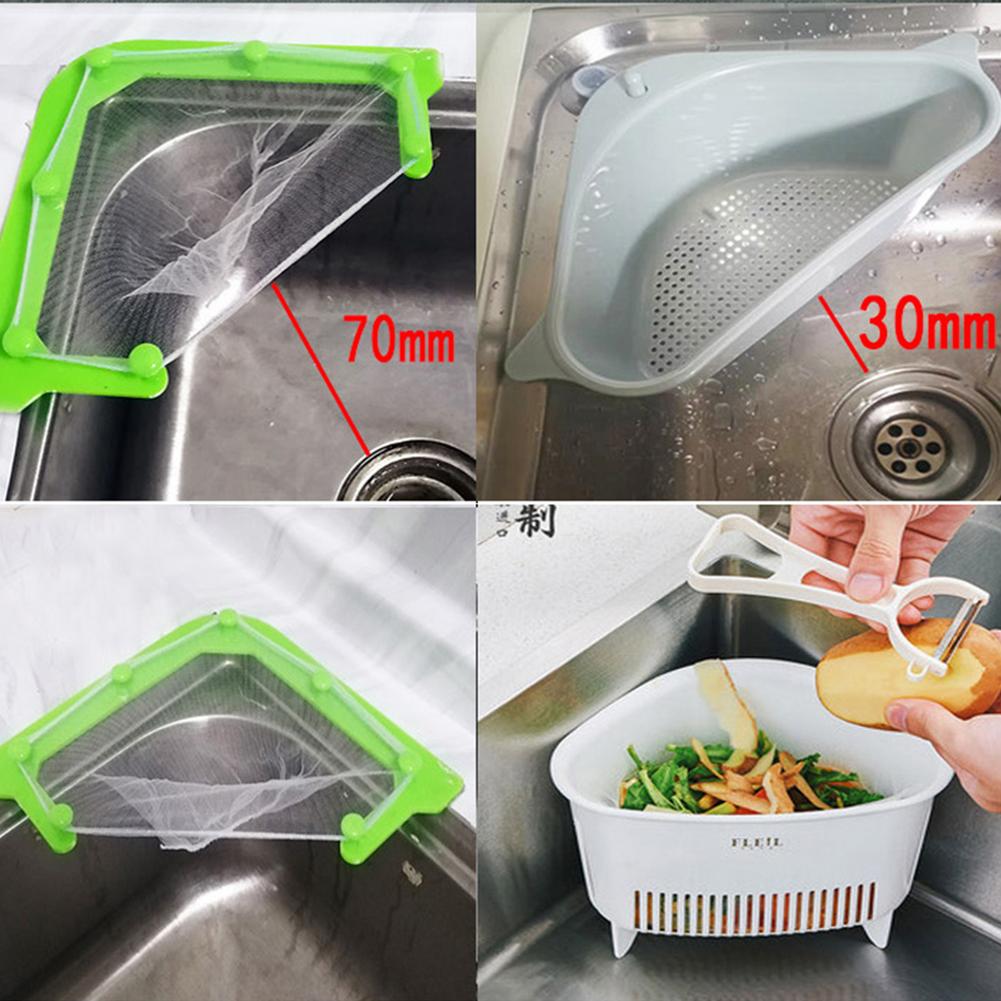 Kitchen Triangular Sink Strainer Drain Fruit Peel ... – Grandado