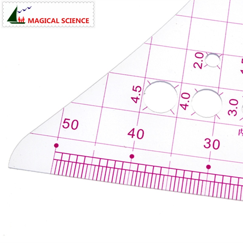 plastic drawing template ruler,sandwich line ruler... – Vicedeal