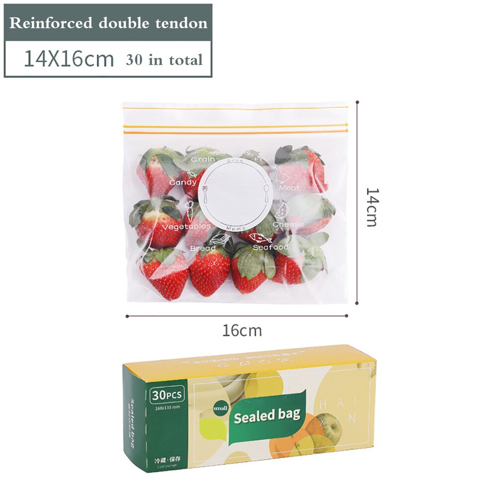 Kitchen Fresh Zip lock Bags Reusable Silicone Food... – Vicedeal