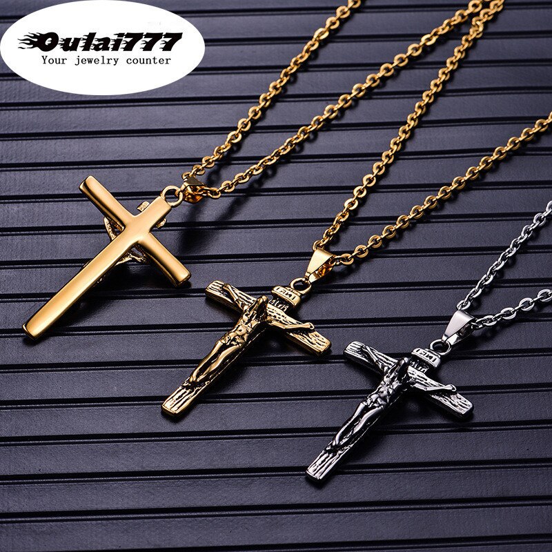 jewelry on the neck mens necklace hip hop stainles... – Grandado