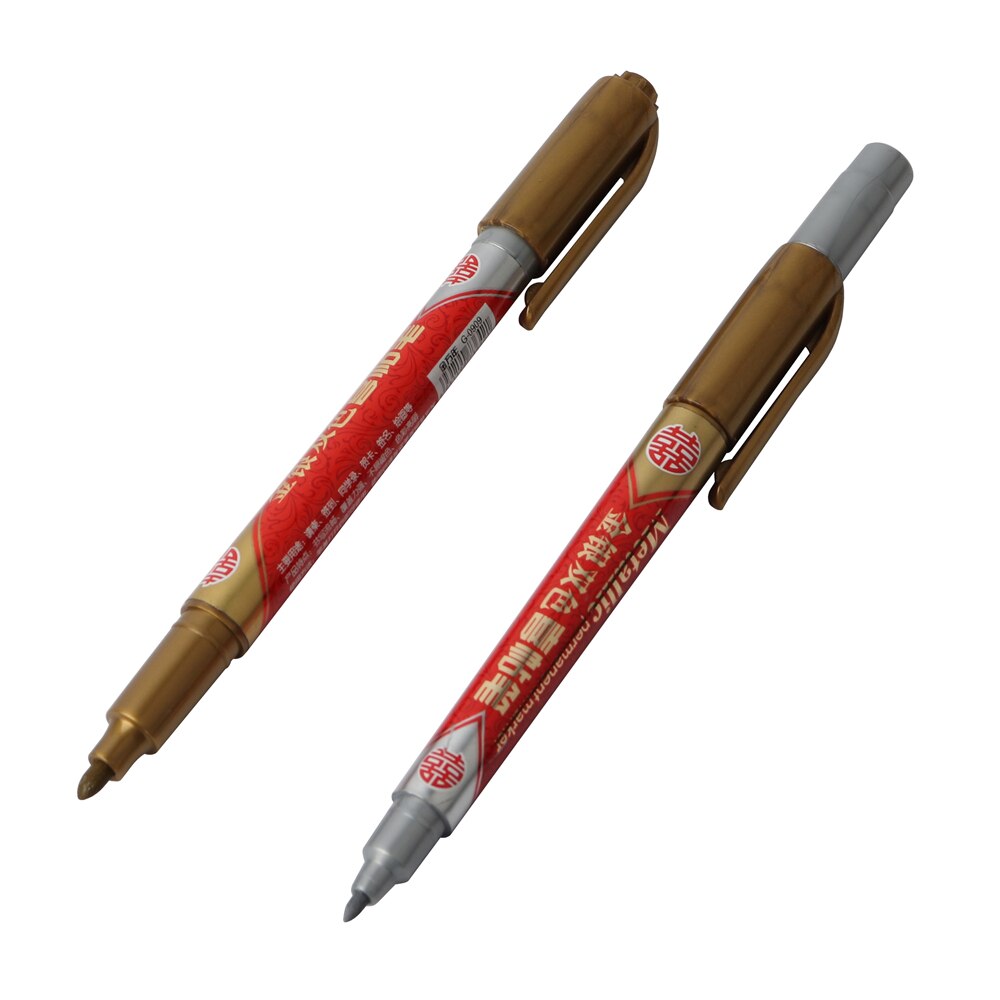 1 Pcs Verf Pen Metaal Kleur Waterdichte Permanente... – Grandado