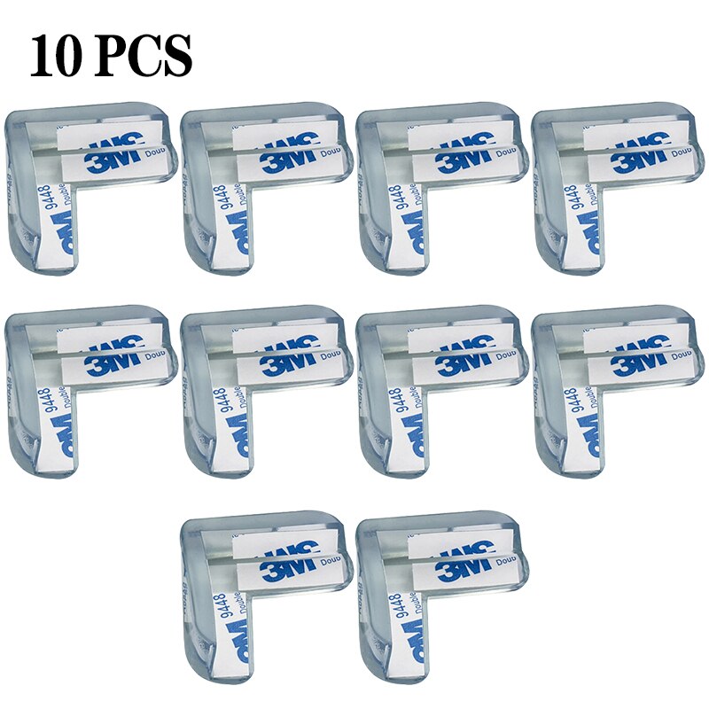 10pcs Silicone Baby Safety L Shape Transparent Pro... – Grandado