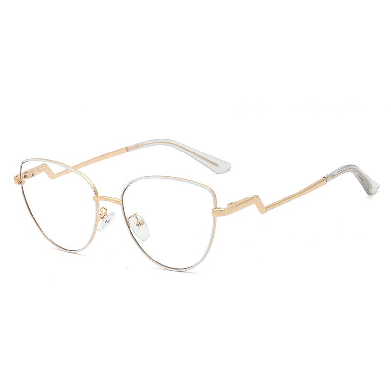 48177 Retro Ultralight Cat Eye Metal Brilmonturen ... – Grandado