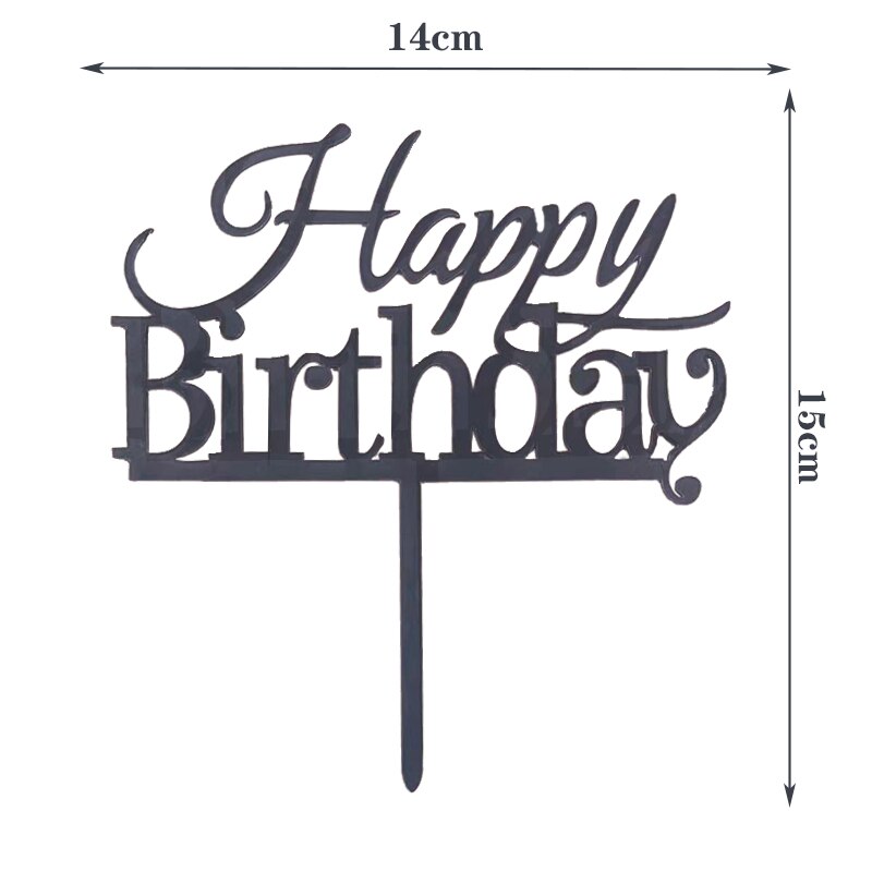 Décoration de gâteau en acrylique, atmosphère Conc... – Grandado