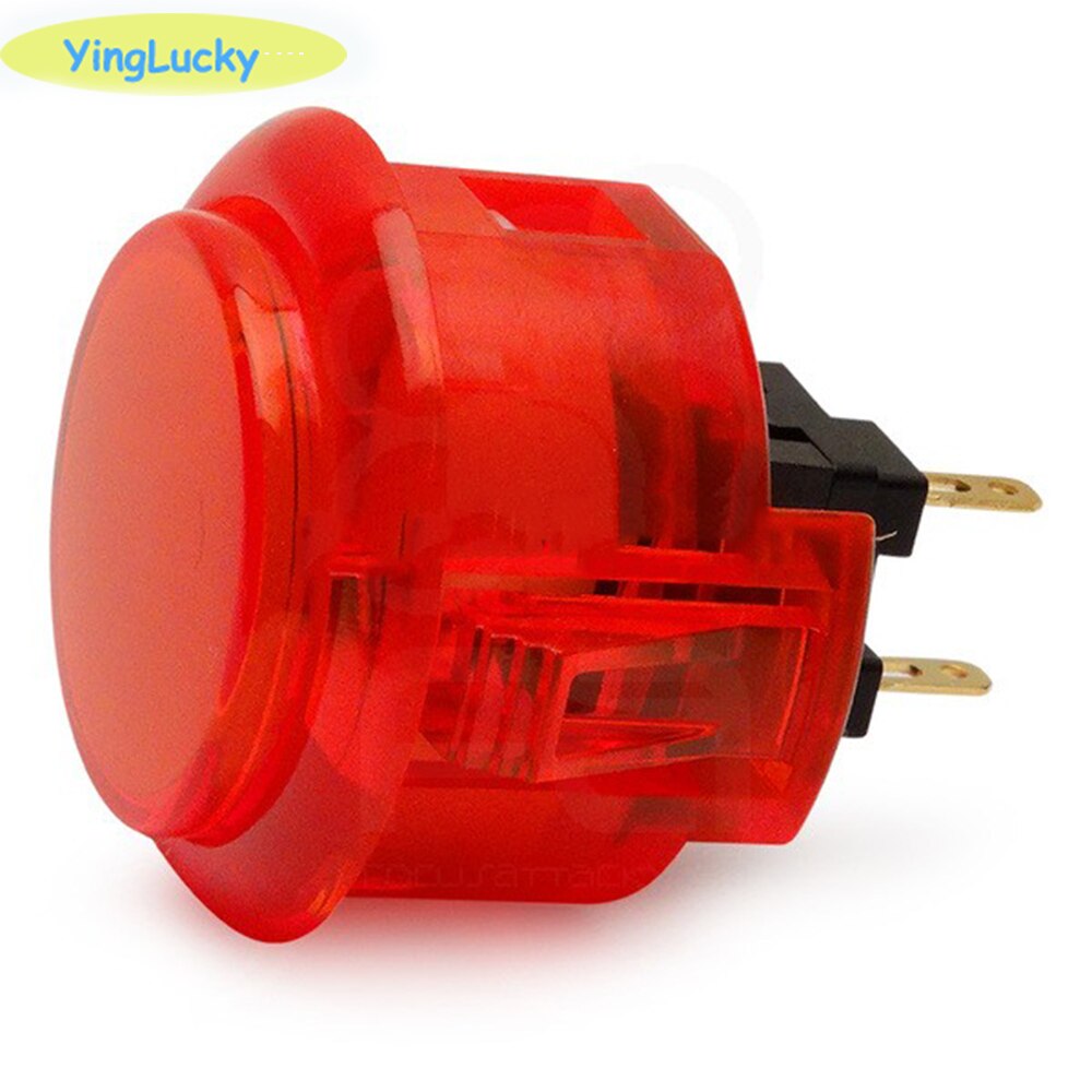 SANWA button Arcade Button 30mm Transparent Push B... – Grandado