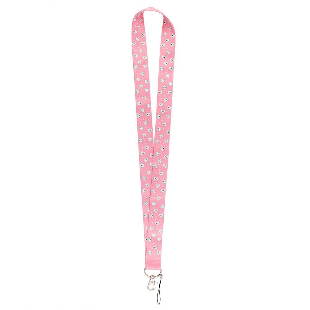 PC3284 Tand Roze Sleutelhanger Lanyard Voor Tandar... – Grandado