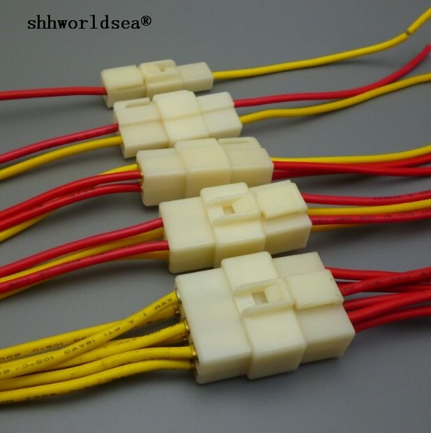 Shhworldsea 6.3Mm 1P 2P 3P 4P 6P Pin/Manier Crimp ... – Vicedeal