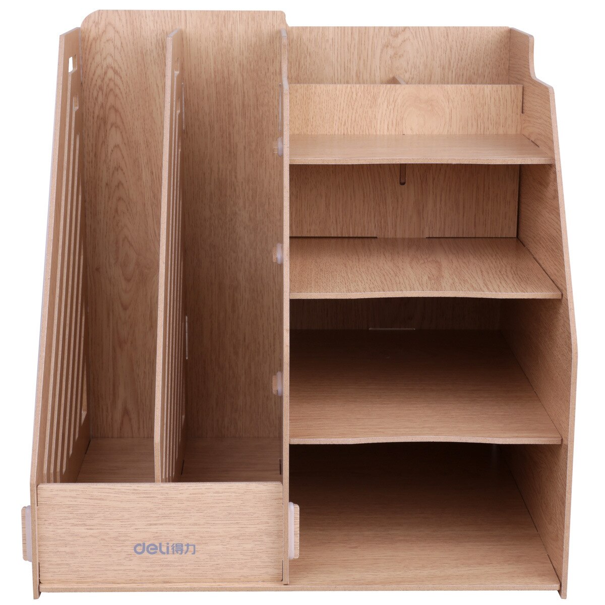 1 Set Wood File Tray DIY Magazine A4 File Desktop ... – Vicedeal