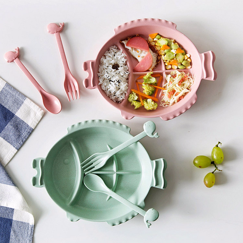 Fish Shaped Plates Household Utensils Children's P... – Grandado