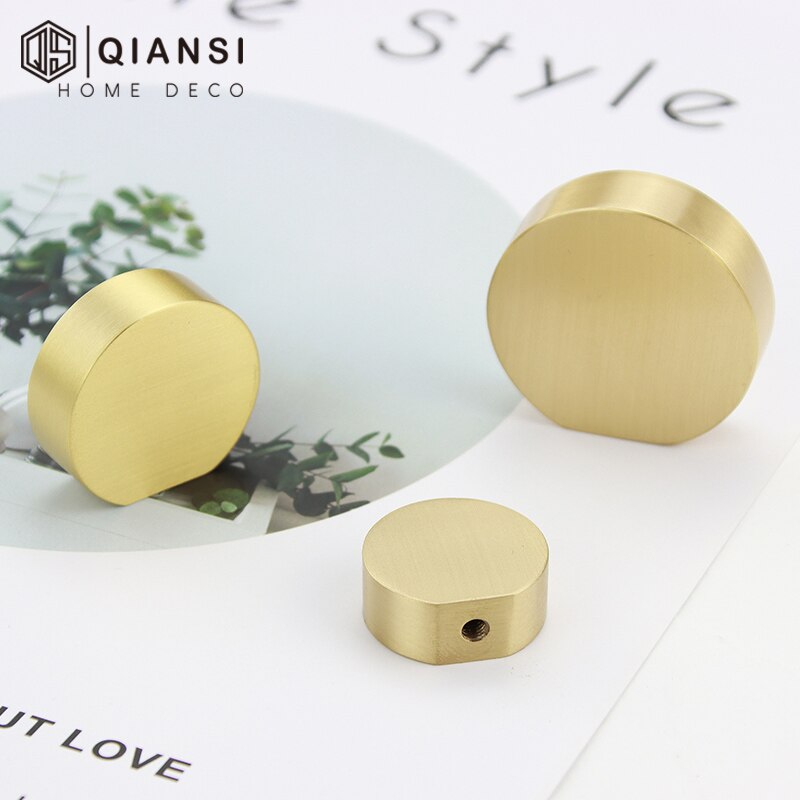 Kitchen Cabinet Handles Simple Brushed Buttons Han... – Grandado