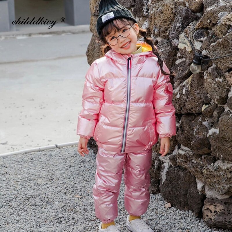 2pcs Set Winter suit for children Children's jacke... – Grandado