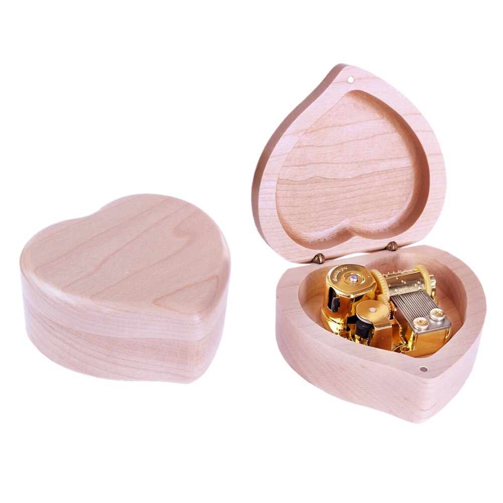 Rosiking Handmade Wooden one love Music Box Birthd... – Vicedeal