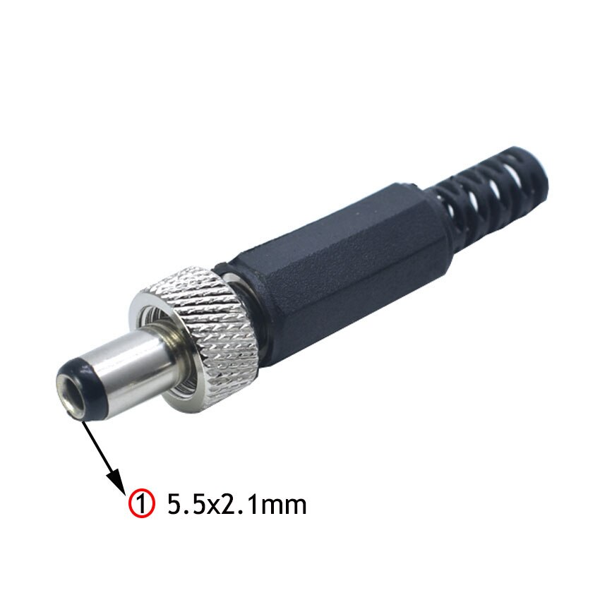 1Pcs Dc Power Plug 5.5*2.1Mm 5.5*2.5Mm 5.5X2.1 5.5... – Vicedeal