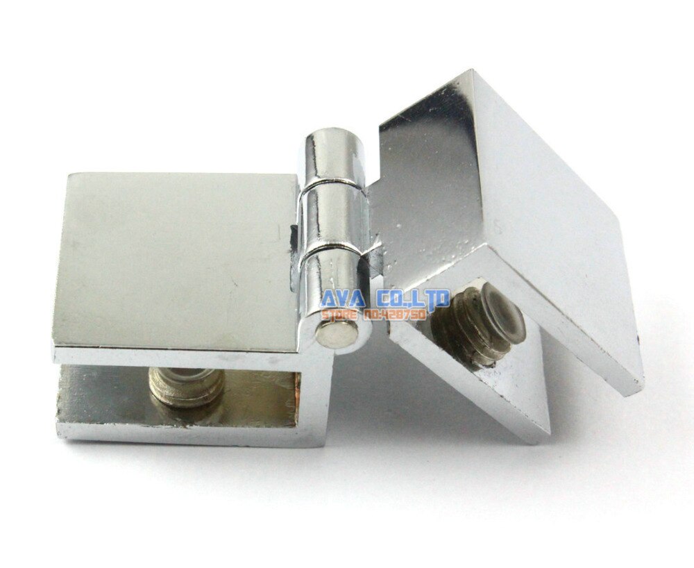 2 Pieces Glass To Glass Hinge 90 Degree Out Swing ... – Grandado