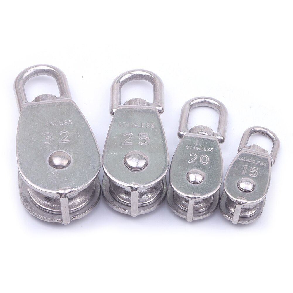 Stainless Steel Swivel Eye Rope Fixed Pulley Lifti... – Grandado