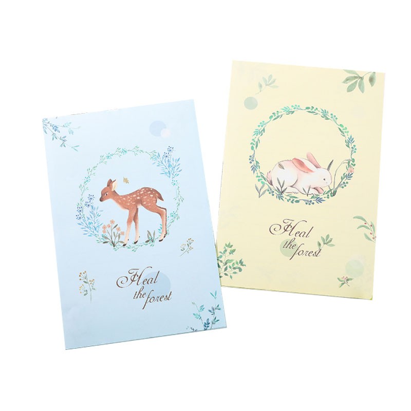 8Set envelope Cure forest A4 big letter Cat deer r... – Grandado
