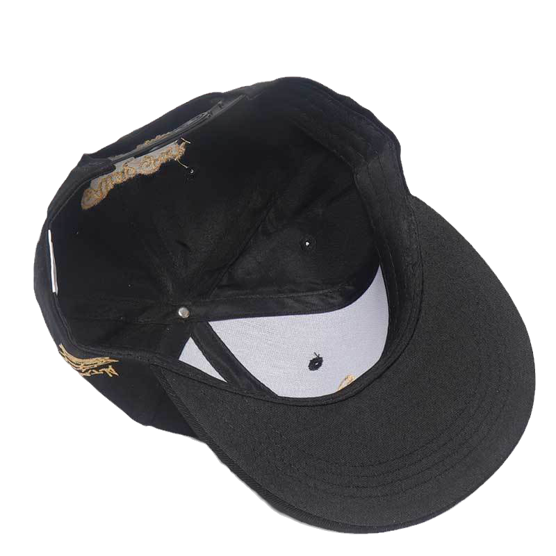 Hip Hop Caps Black Embroidery Hip Hop Snapback Hat... – Grandado