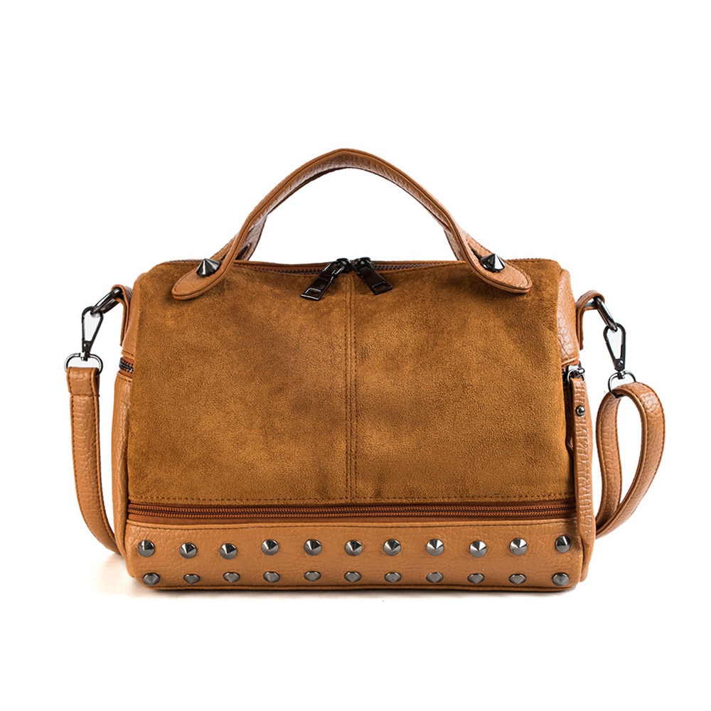 Ttou Vrouwen Suede Lederen Handtassen Grote Capaci... – Vicedeal