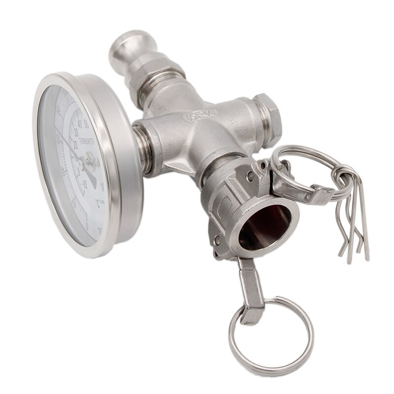In-line Thermometer with Camlock Quick Disconnect ... – Grandado