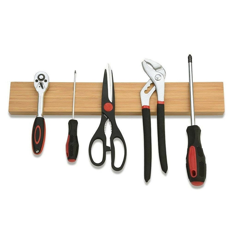 Luda magnetisk knivholder 40cm vægmontering bambus... – Grandado