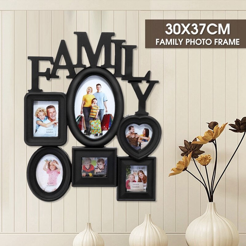 Family Photo Frame Wall Hanging 6 Multi-Sized Pict... – Vicedeal