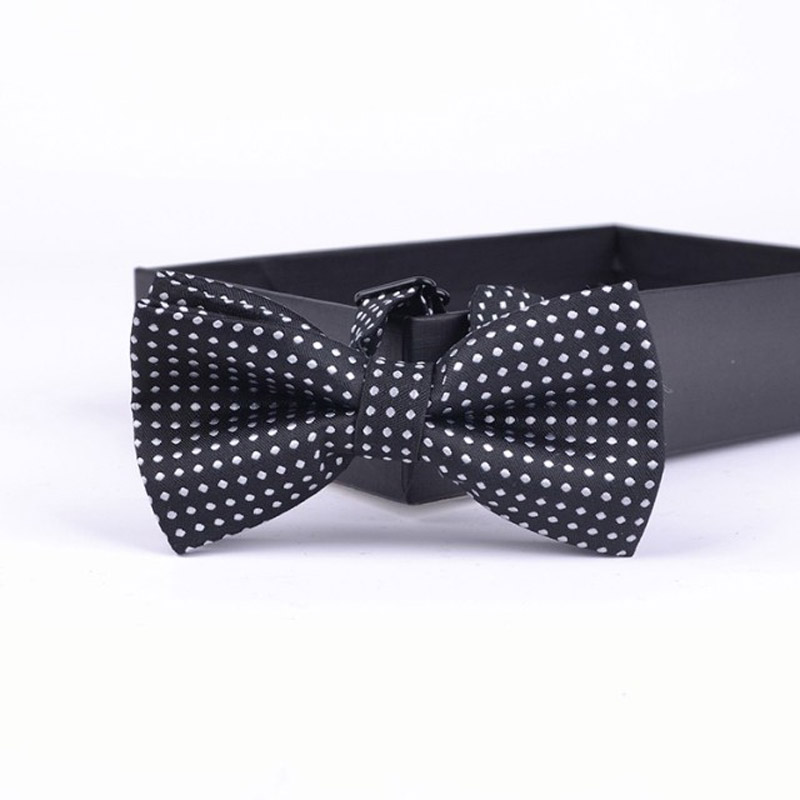 Barn formell bomullsfluga barn klassiska prickar r... – Grandado