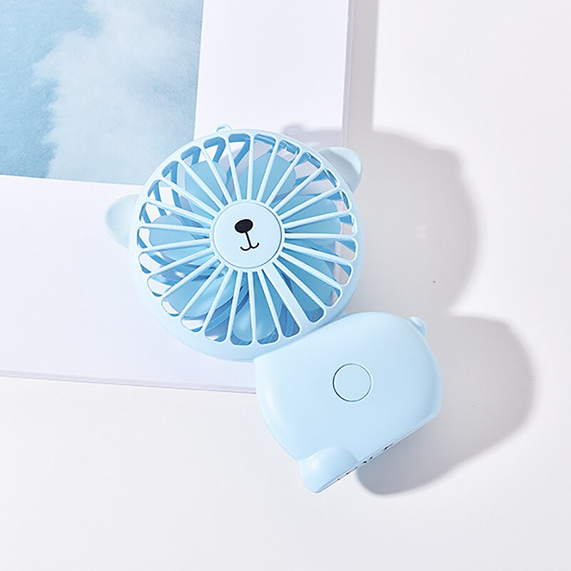 Usb Handheld Fan Cute Cartoon Three-Speed Big Wind... – Grandado