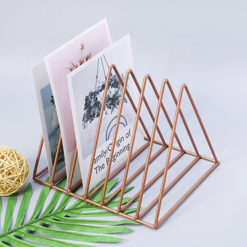 Home Office Iron Storage Rack Book Magzine Holder ... – Grandado