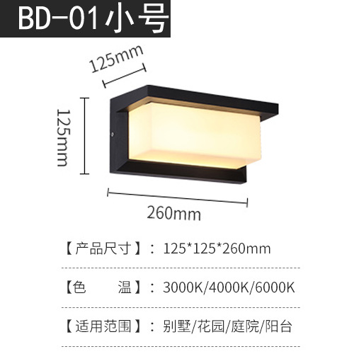 18W LED Wall Light Waterproof 6-8m Motion Sensor O... – Grandado