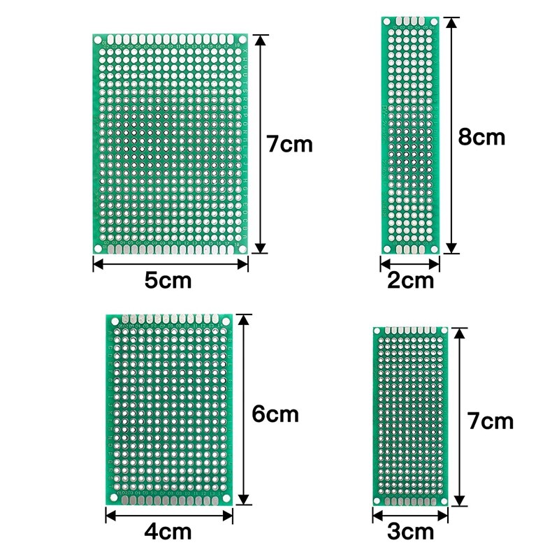 12 Pcs Double Side PCB Board, Prototype PCB Univer... – Vicedeal