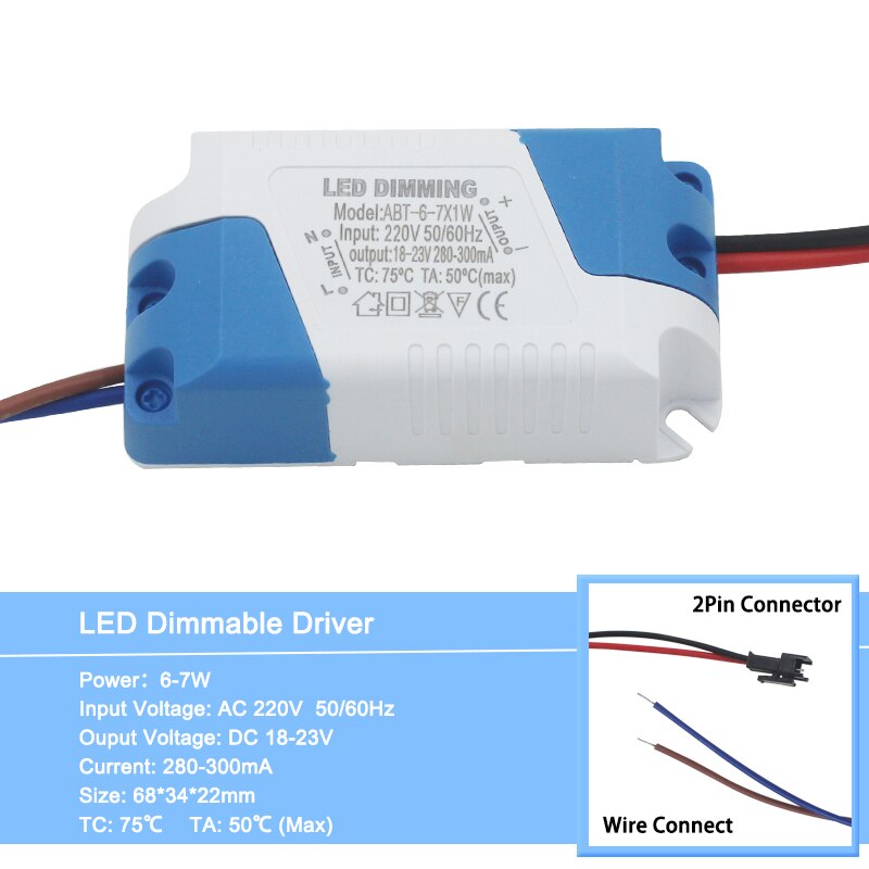 3-24W LED Dimming Plastic Shell Driver with DC Fem... – Grandado