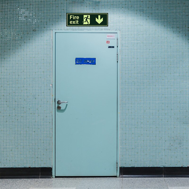 Fire Safety Exit Sign Warning Guidance Signage Lum... – Grandado