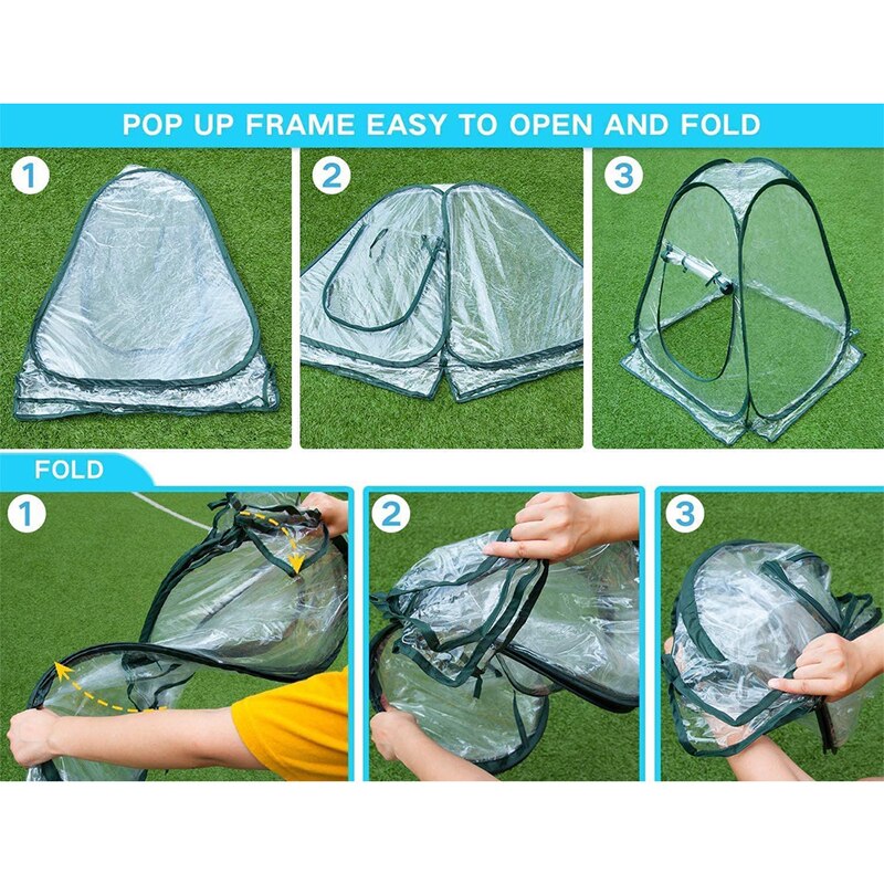 Foldable Greenhouse Tent Garden Mini Green House P... – Vicedeal
