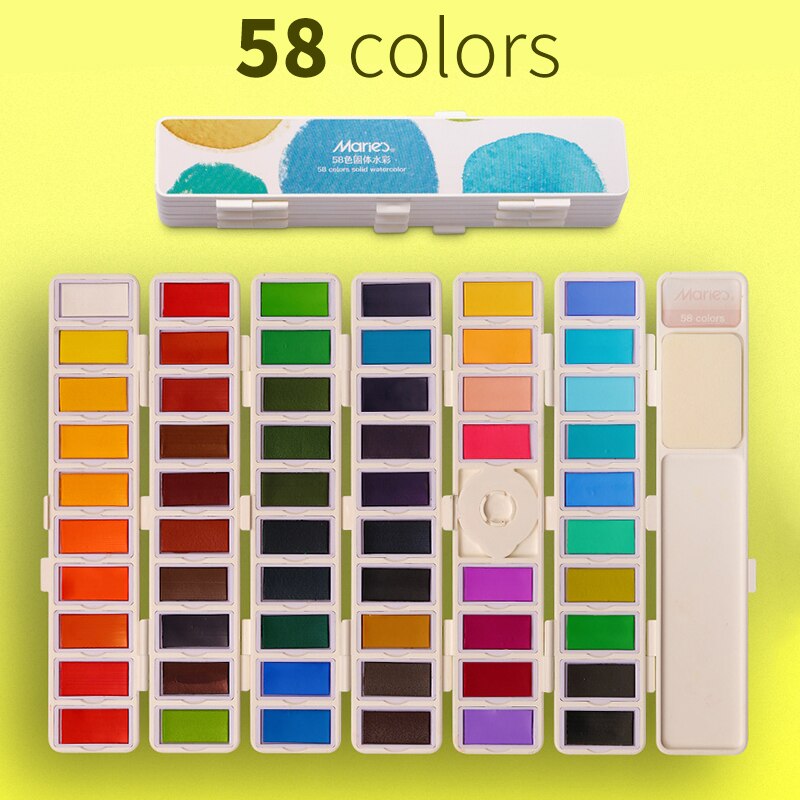 Marie 'S Draagbare Effen Aquarel Pigment Gouache T... – Vicedeal