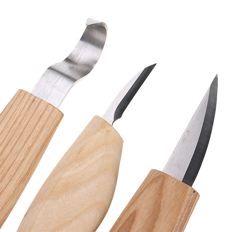 3Pcs Spoon Wood Carving Whittling Hook Knife Cutte... – Grandado
