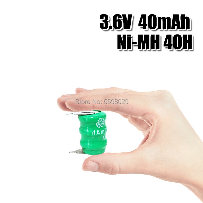 40mAh 3.6V Ni-MH Li-Po Lithium Li-polymer Bateria ... – Grandado