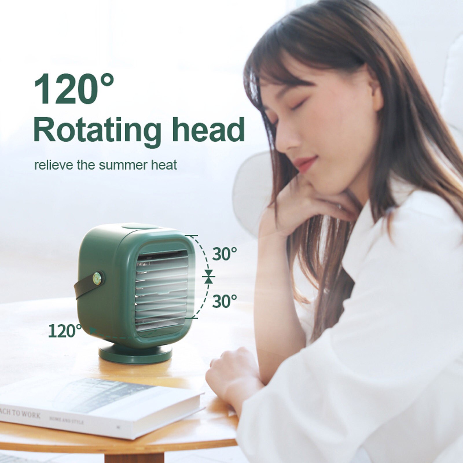 Portable Air Conditioner Air Cooler Fan Head-shaki... – Grandado