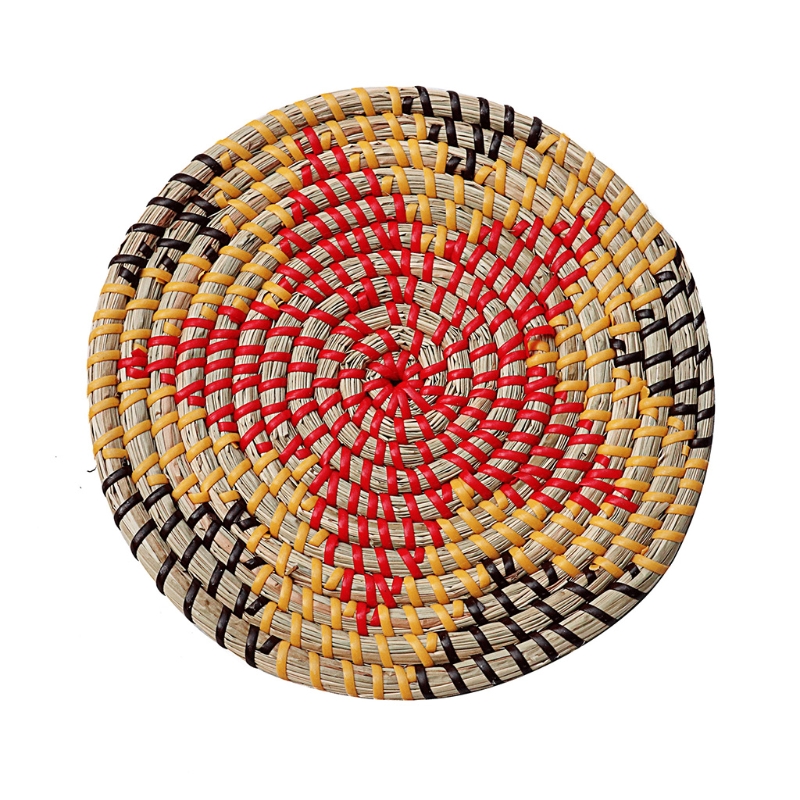 Woven Basket Wall Decor Wall Art Seagrass Decorati... – Grandado