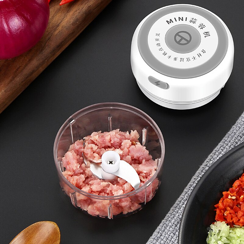 Wireless Mini Electric Mixer Garlic Machine USB Re... – Grandado