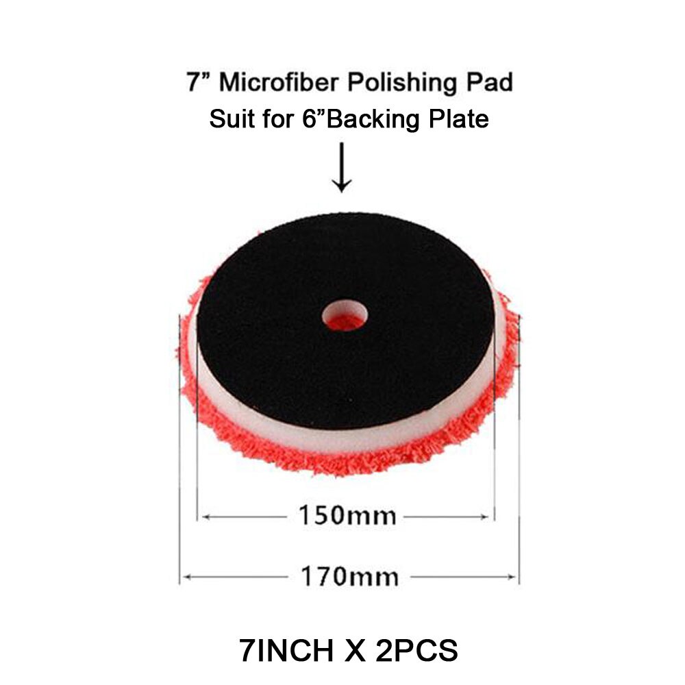3/4/5/6/7inch Self-adhesive microfiber polishing w... – Vicedeal