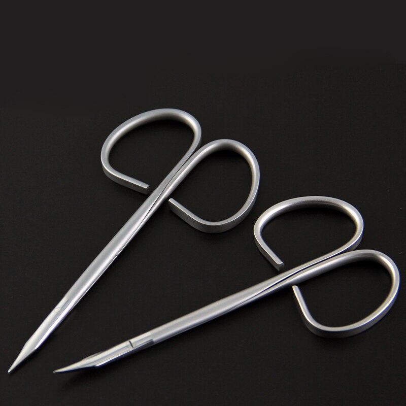 Beauty plastic serrated scissors Twisted handle se... – Grandado