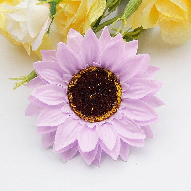 25Pcs Sunflower Soap Flower Head Bouquet Box Decor... – Grandado