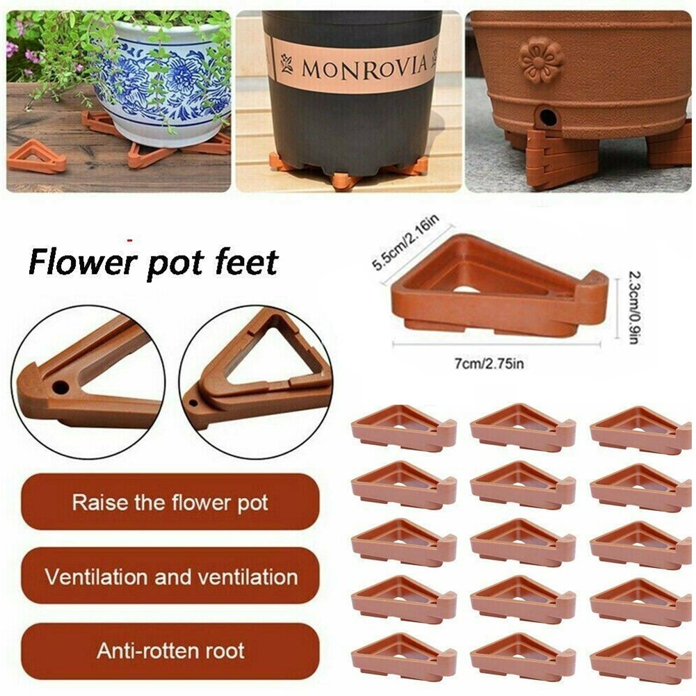 Duurzaam Pot Trays Bloempot 12Pcs Non Slip Onderst... – Vicedeal